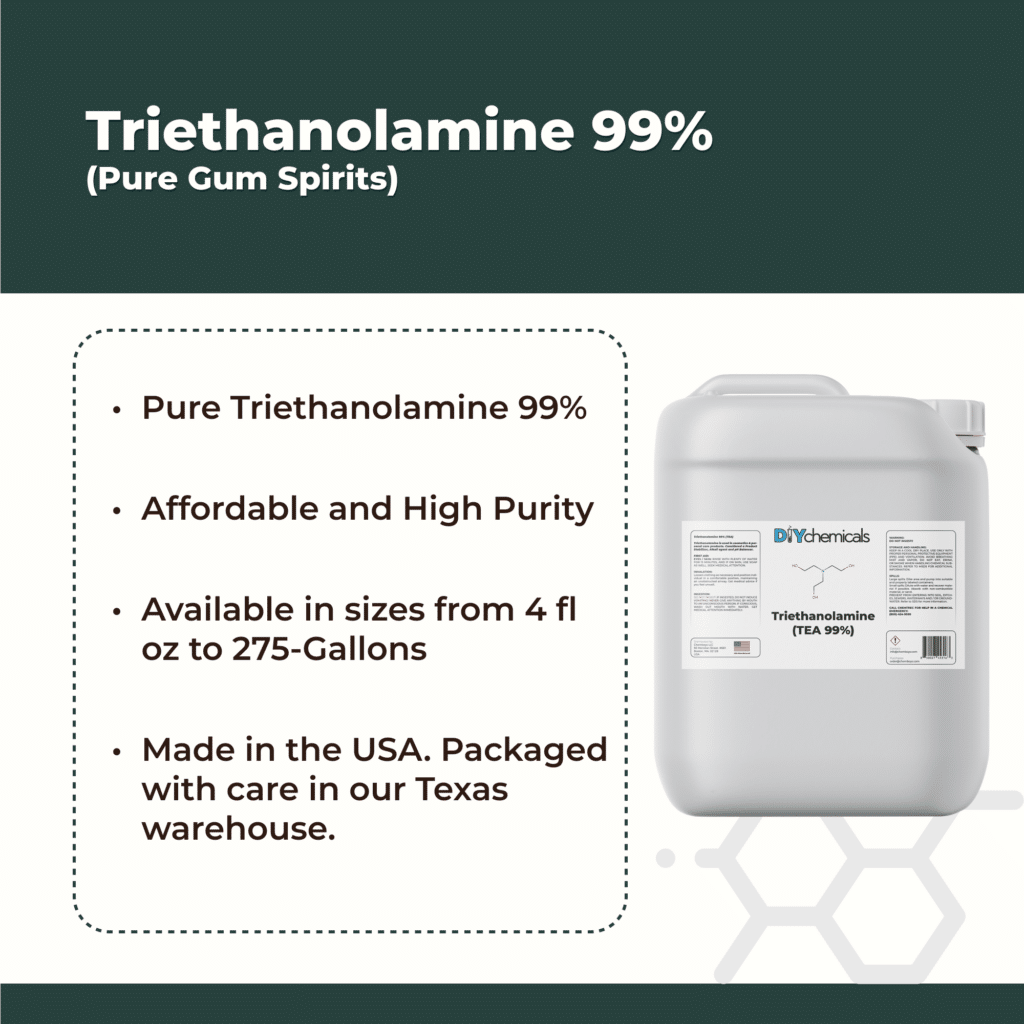 Triethanolamine - Multiple Concentrations - DIYChemicals