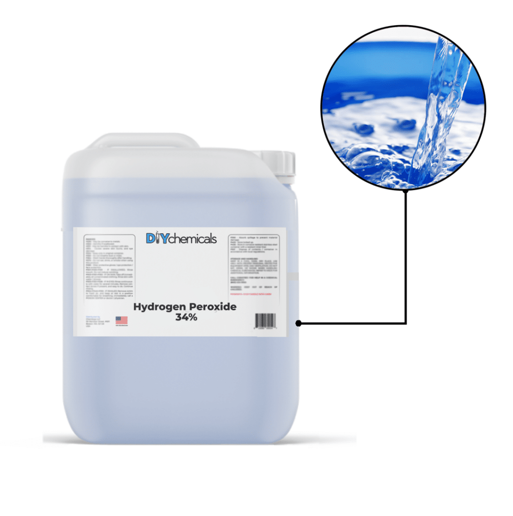 34% Hydrogen Peroxide - 11x Concentrated Hydrogen Peroxide