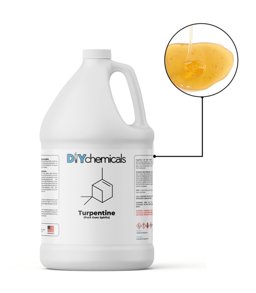 Turpentine - Pure Gum Spirits, Solvent - DIYChemicals