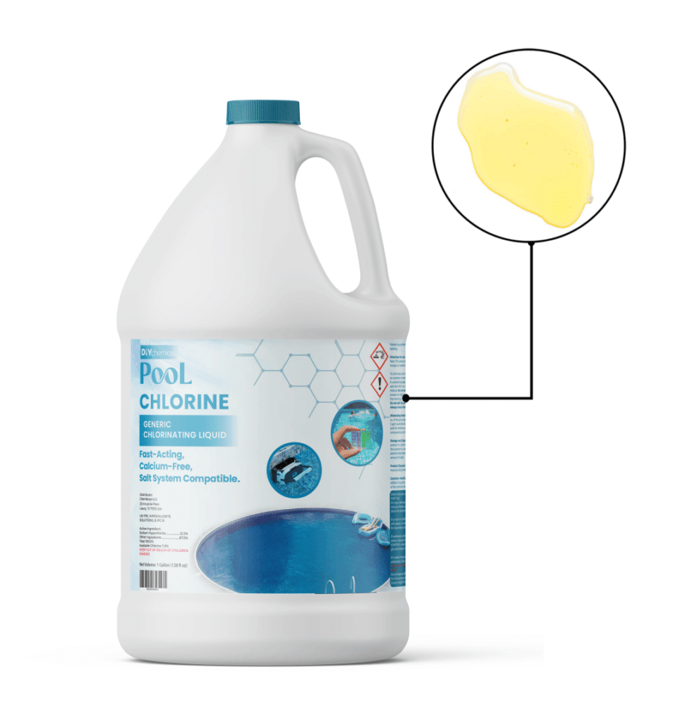 Liquid Chlorine - 12.5% Sodium Hypochlorite