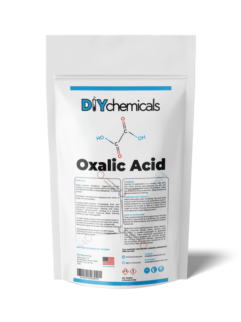 Oxalic Acid - Pure Crystals (99.6%), Wood Treatment & Rust Removal, DIY ...