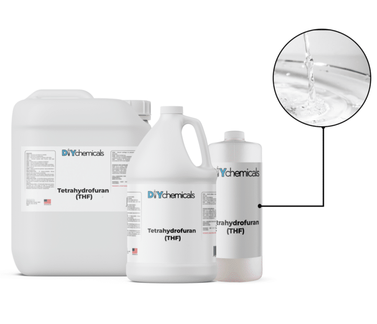 Tetrahydrofuran (THF) - 99%+ Concentration, Industrial Solvent, DIY Chemicals - DIYChemicals