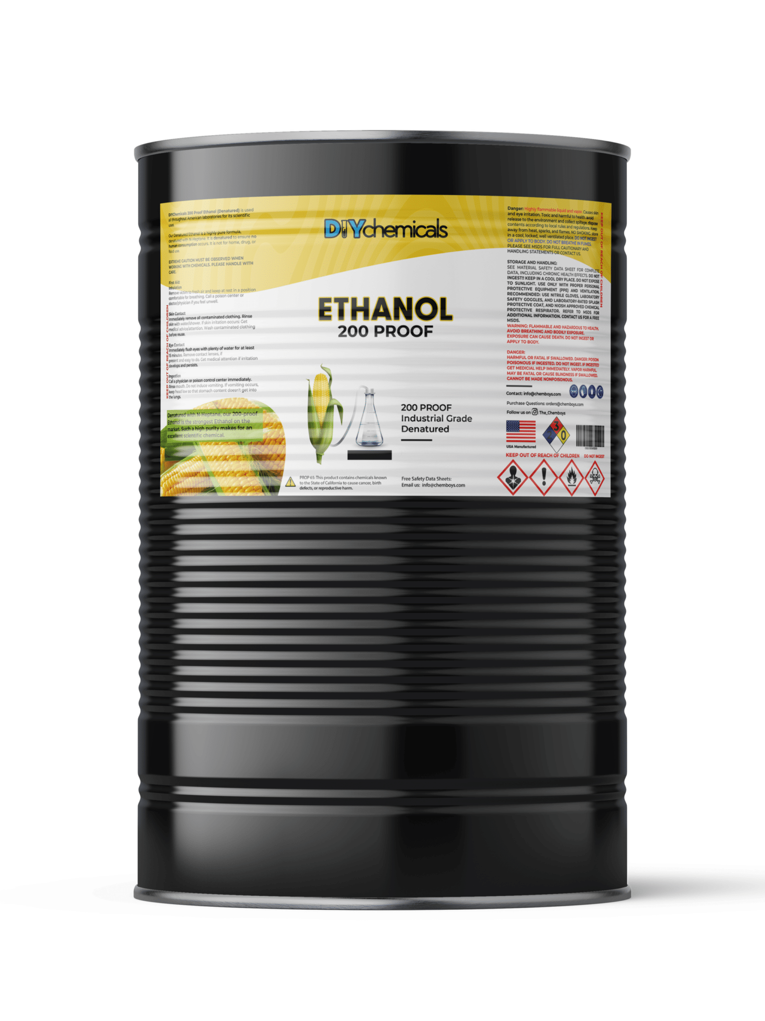 200 Proof Ethanol (EtOH) - Denatured