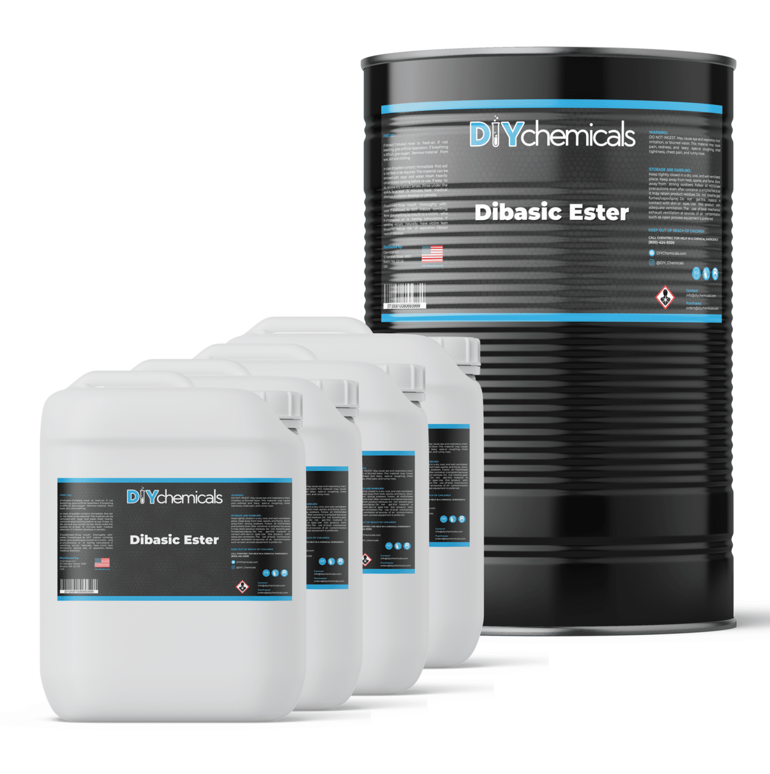 Dimethyl Ester - Dibasic Ester (DBE), Industrial Solvent, DIY Chemicals