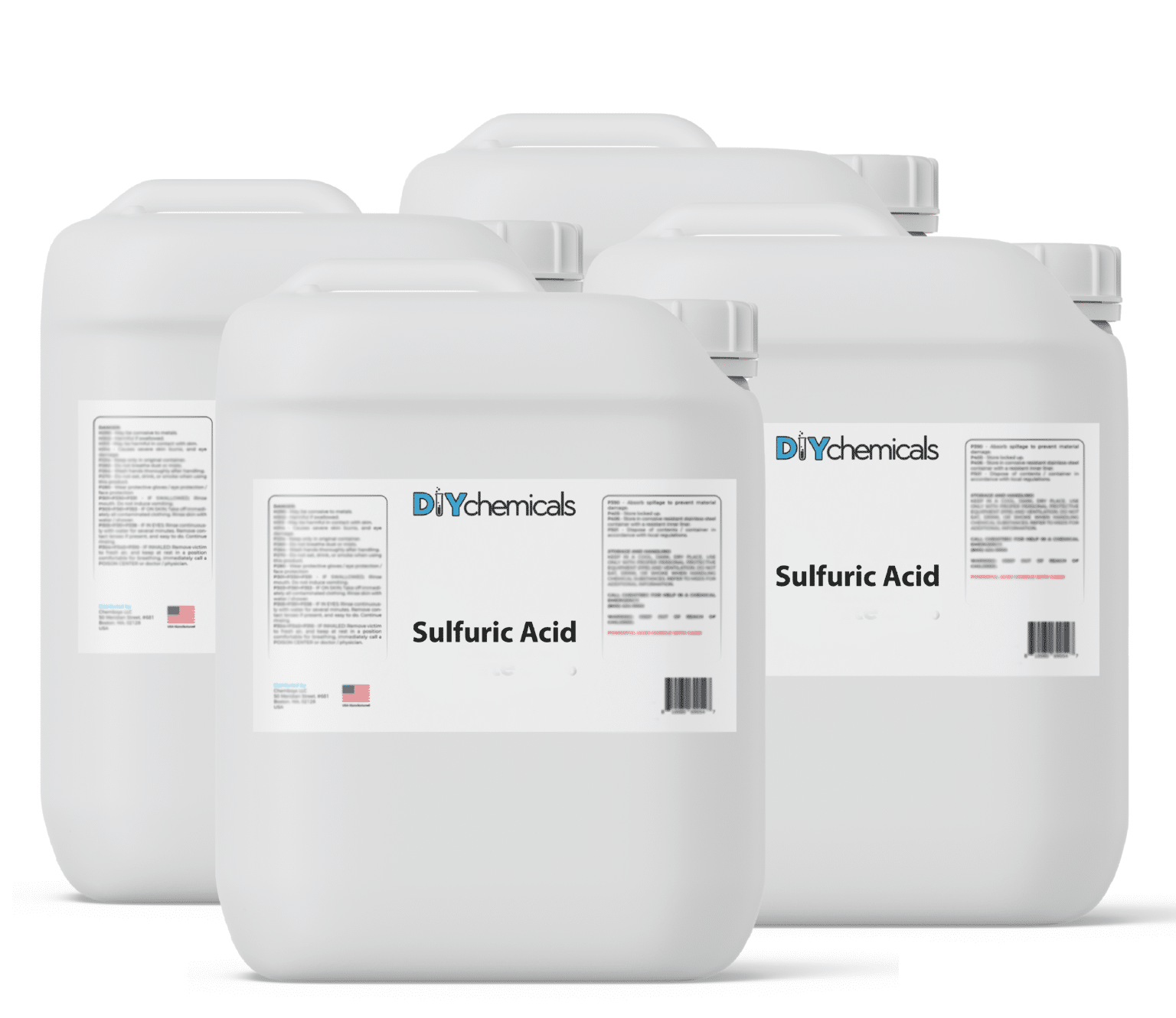 Sulfuric Acid (H₂SO₄) - Sulphuric Acid 93-96% - DIYChemicals