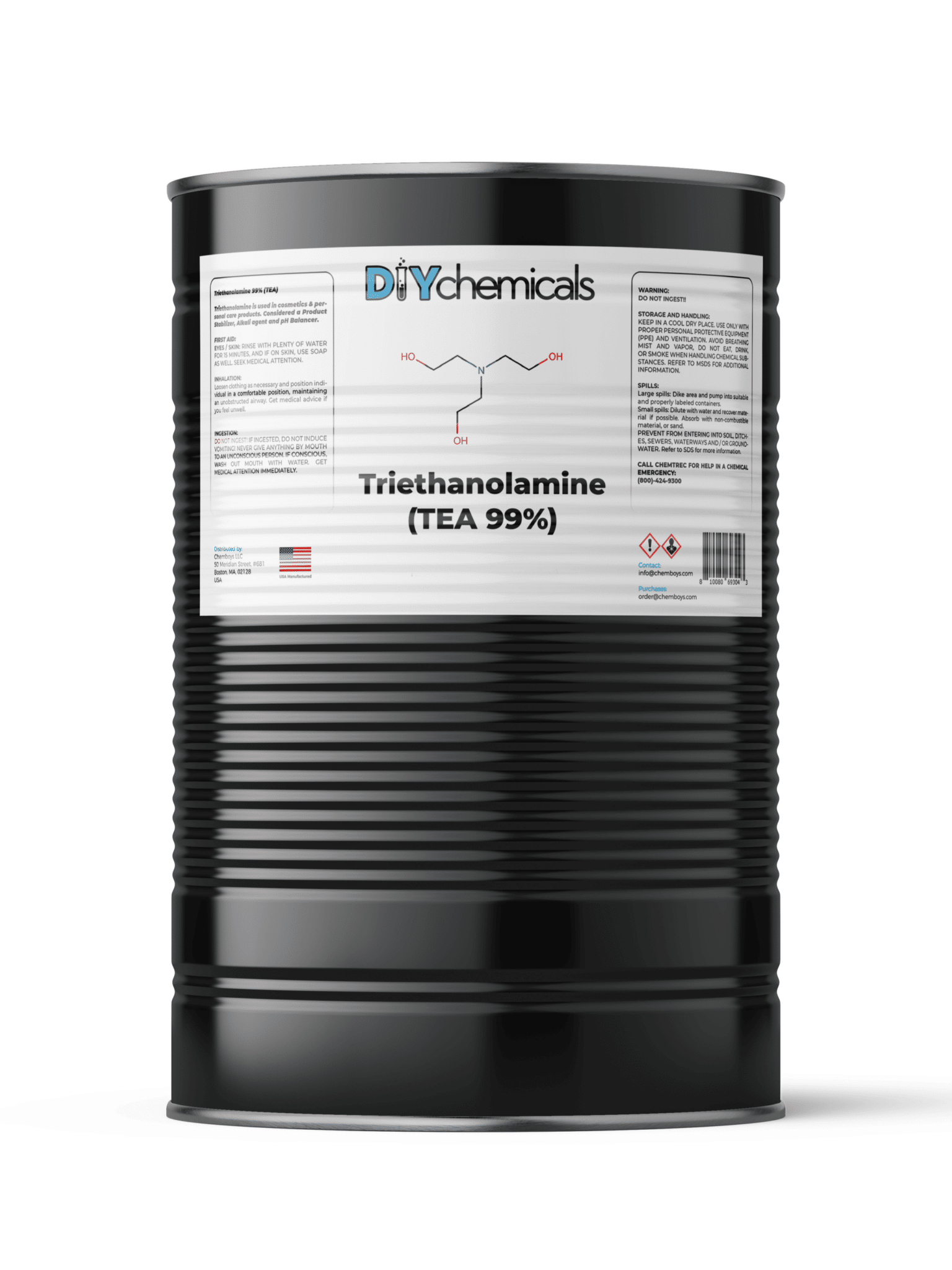 Triethanolamine - Multiple Concentrations - DIYChemicals